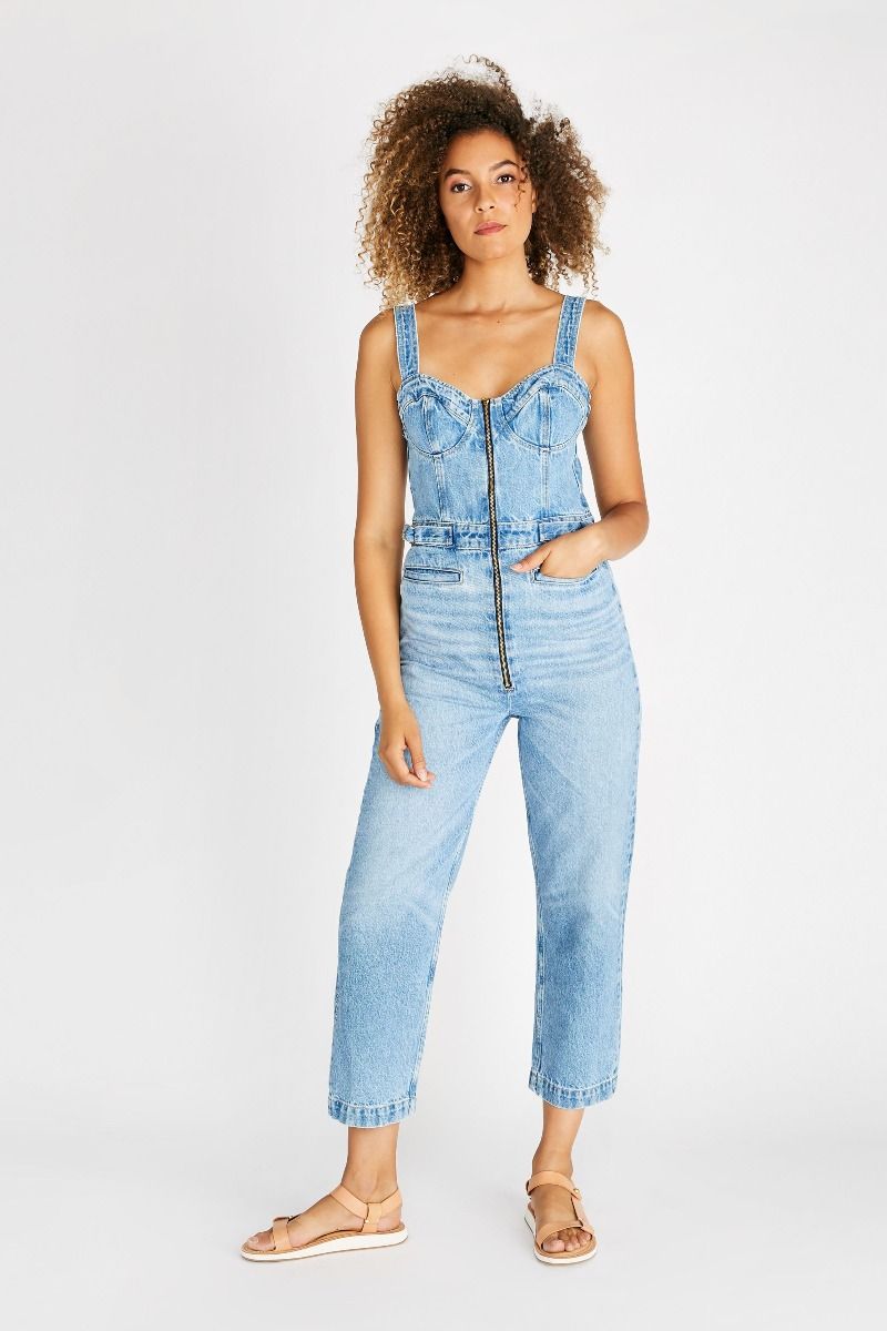ÉTICA Darla Denim Jumpsuit